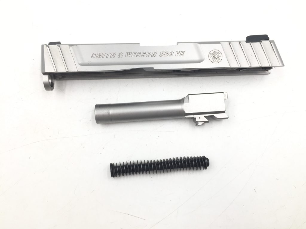 Smith & Wesson SD9VE, 9mm Pistol Parts: Slide, Barrel, & Recoil Guide ...