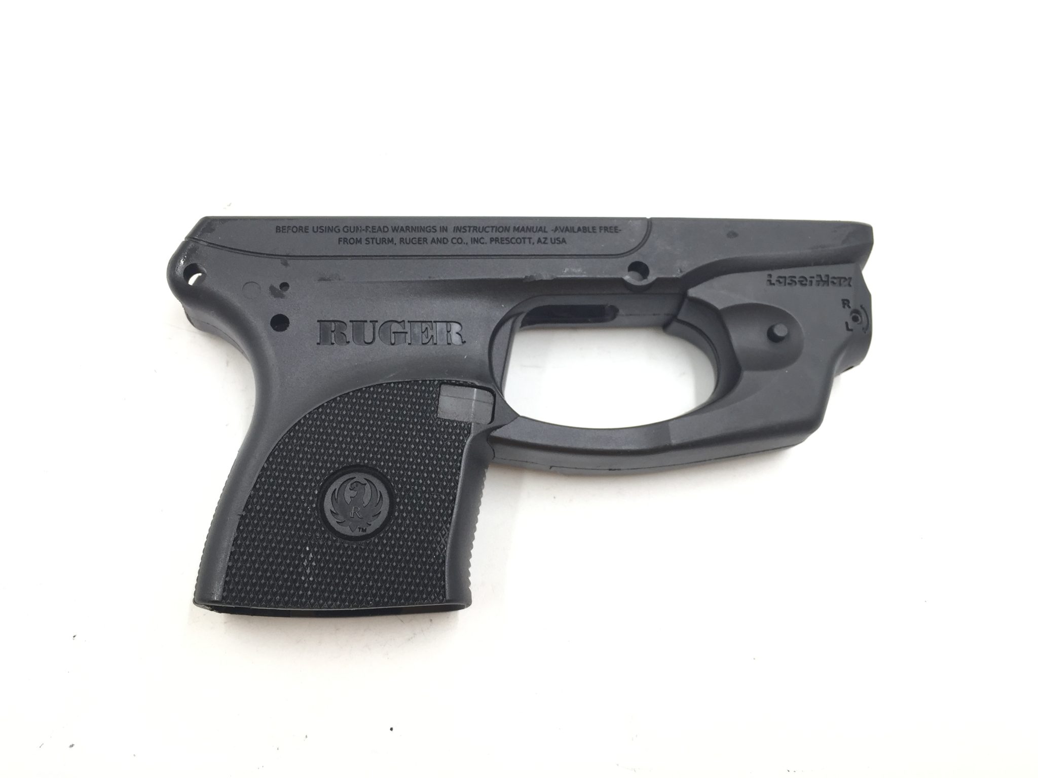 Ruger LCP, 380 ACP Pistol Part: Grip Frame with Laser – Postrock Gun Parts